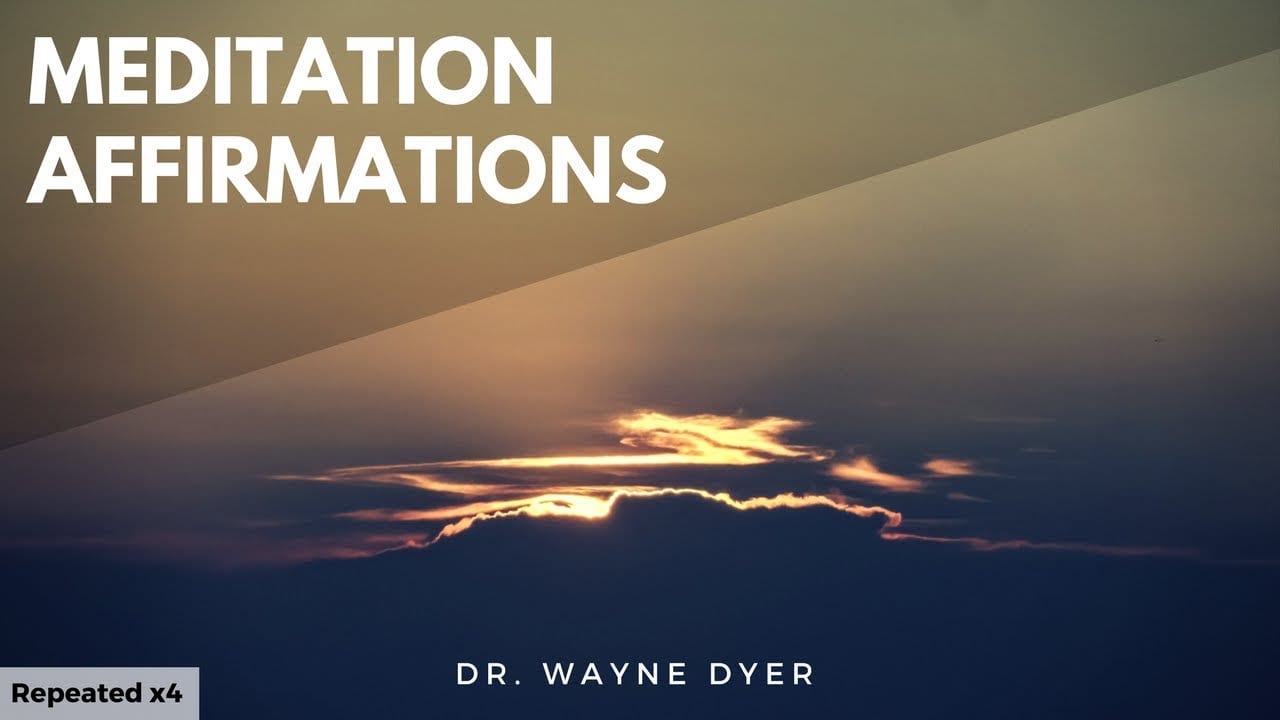 Meditation Affirmations- Law of Attraction – Three Magic Words. (Looped ...
