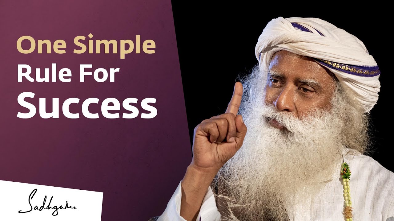 How To Be Really Successful Sadhguru Answers Great Self Help Videos
